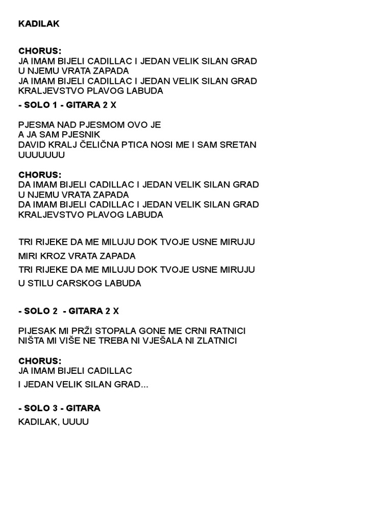 Kadilak | PDF