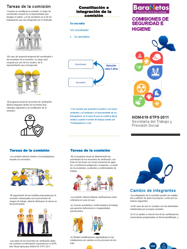 NOM 019 CHS Triptico 2 | PDF