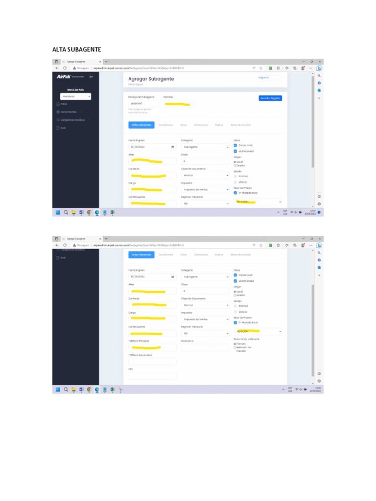 Print Ficha Unica-Sgr Nic | PDF