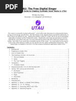 OpenUtau Tutorial-Notes | PDF | Computer File | Singing