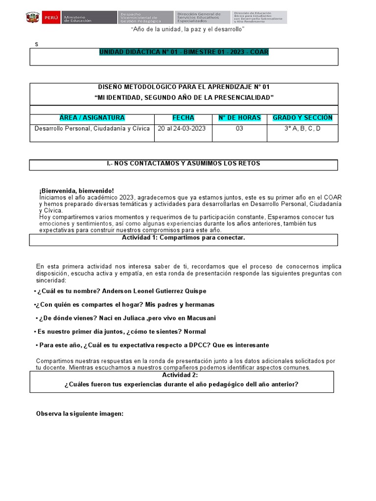 DMpA 1 | PDF | Las emociones | Conceptos psicologicos