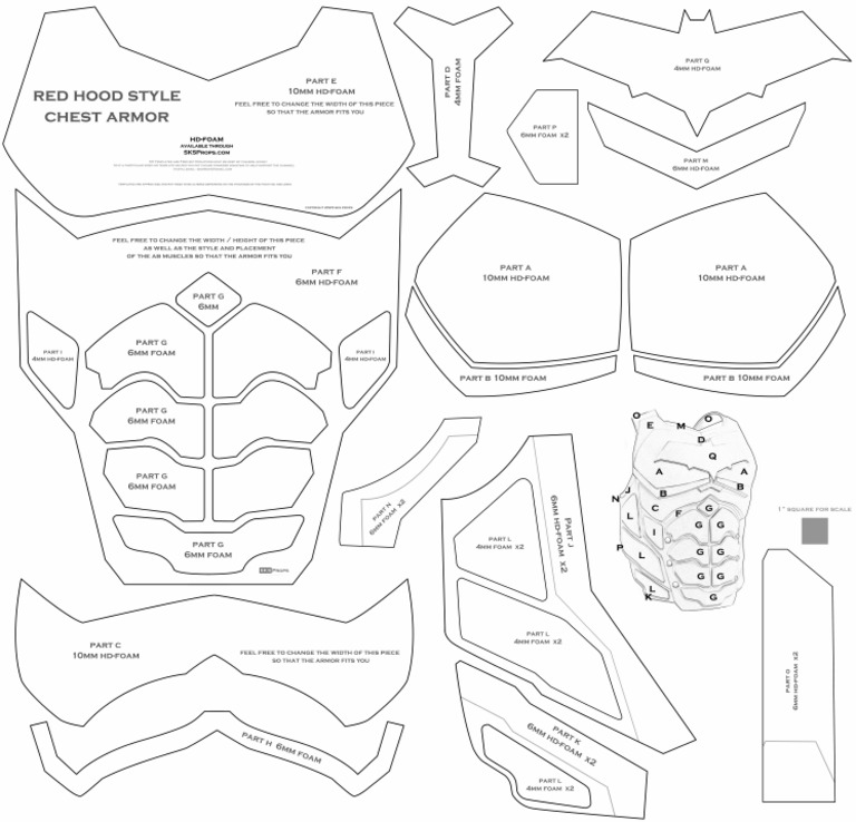 Hero Chest Template SKS Props | PDF