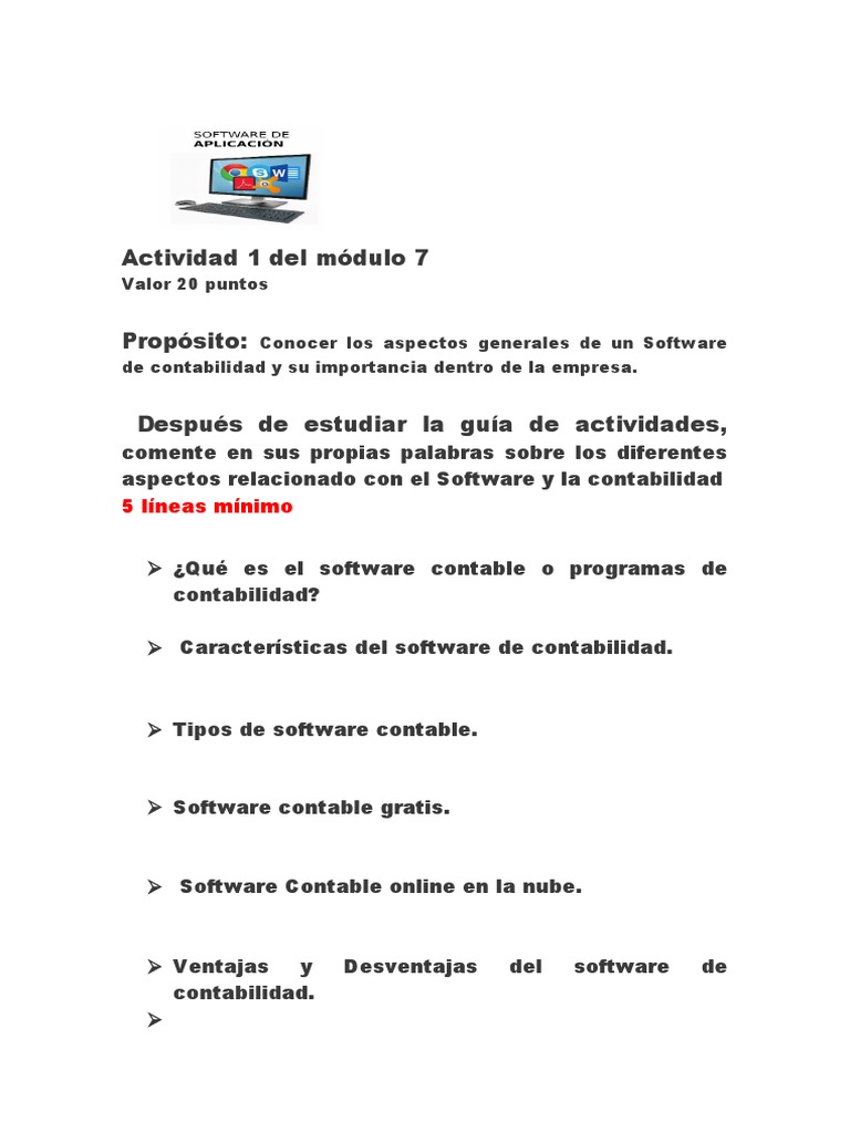 Actividad 1 Del Modulo 7 | PDF