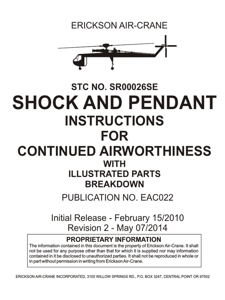 EAC022 Shock & Pendant Maintenance Manual | PDF | Units Of Measurement ...