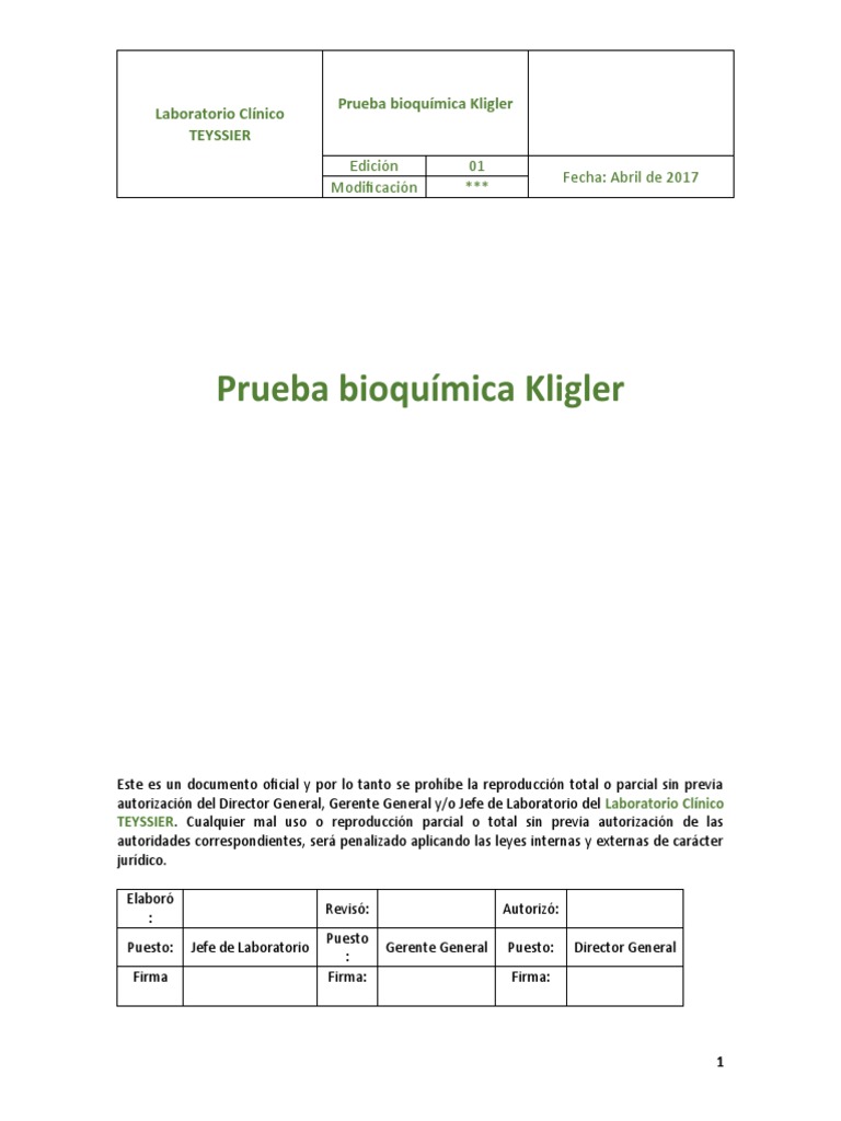 Prueba Bioquímica Kligler en Microbiología | PDF | Fermentación ...