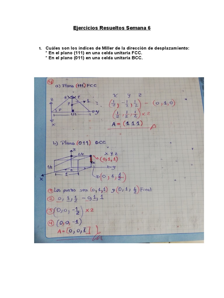 Ejercicios Resueltos Semana6 | PDF