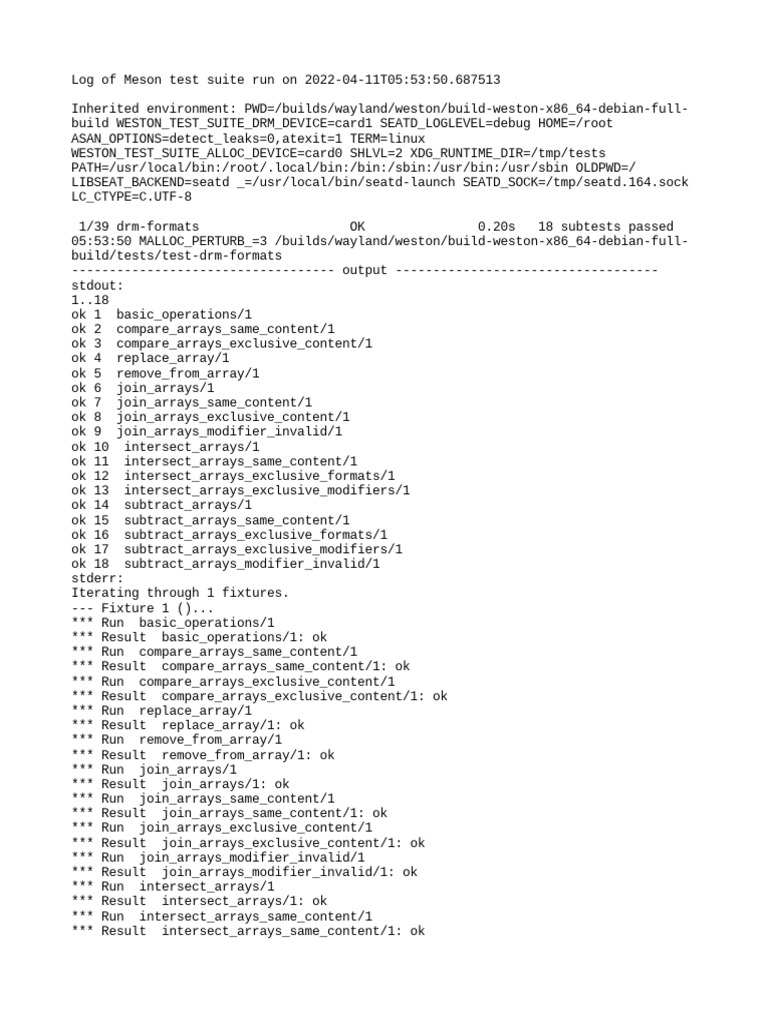 Test Log | PDF | Computer Programming | Operating System Technology Test Log | PDF | Computer Programming | Operating System Technology