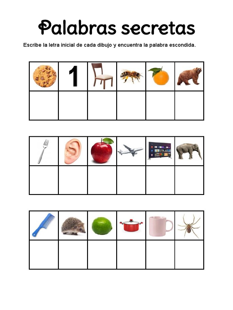 Palabras Secretas 3 | PDF