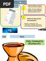 Items Used at Mass | PDF | Mass (Liturgy) | Eucharist