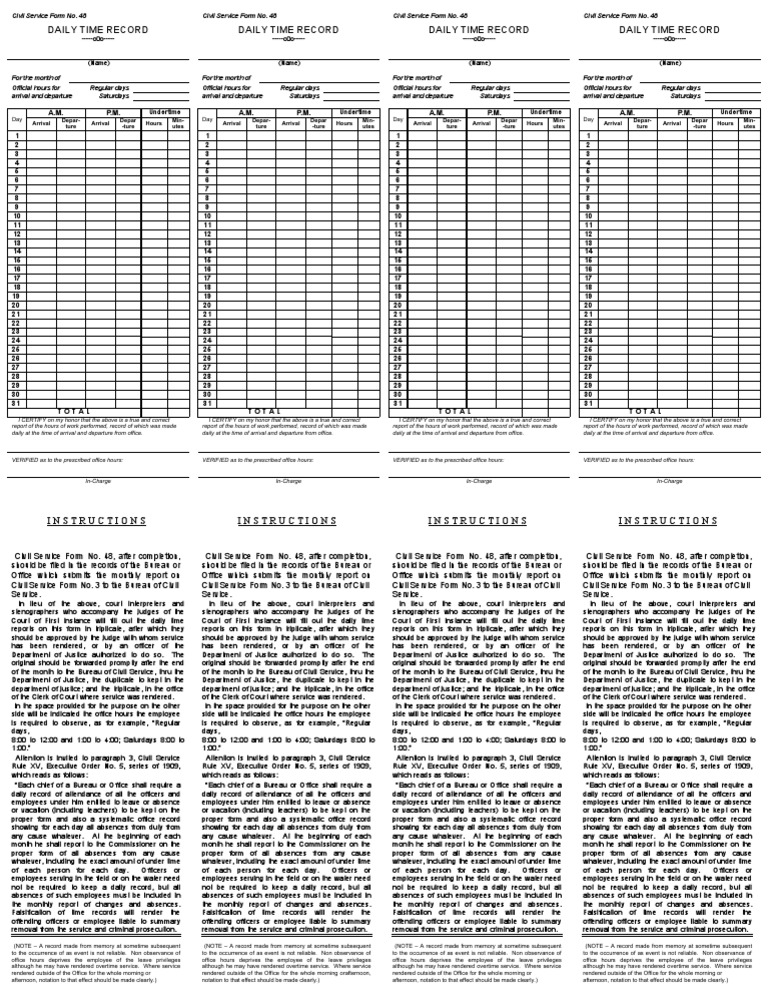 Official DTR | PDF | Law Clerk | Government Institutions