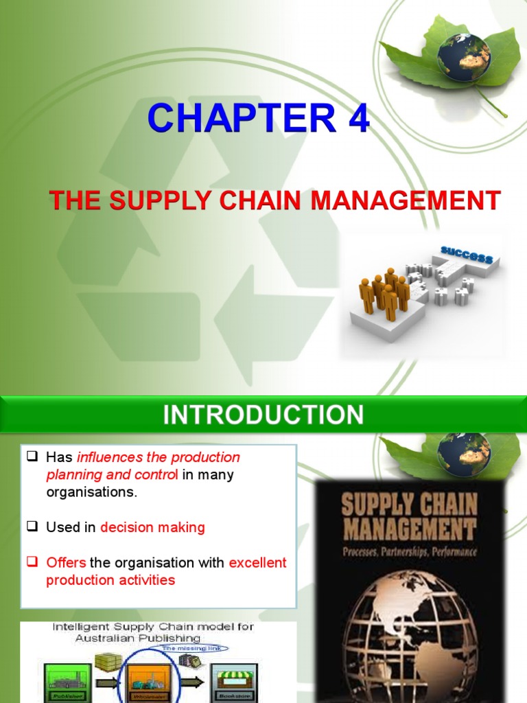 Chapter 4 - Supply Chain Management | PDF | Supply Chain | Supply Chain ...