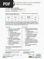 PhilSCA Admission Test Application Form | PDF | Learning