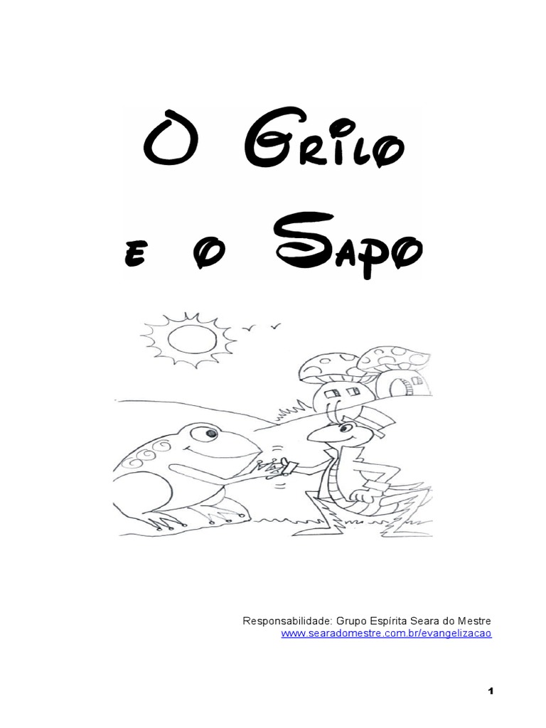 O Grilo e o Sapo | PDF