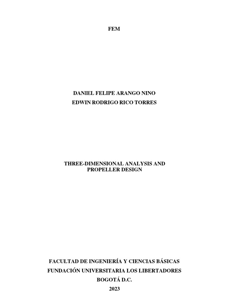 Project Propeller | PDF | Computational Fluid Dynamics | Finite Element ...