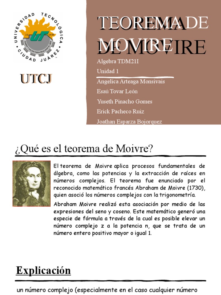 Teorema de Moivre | PDF