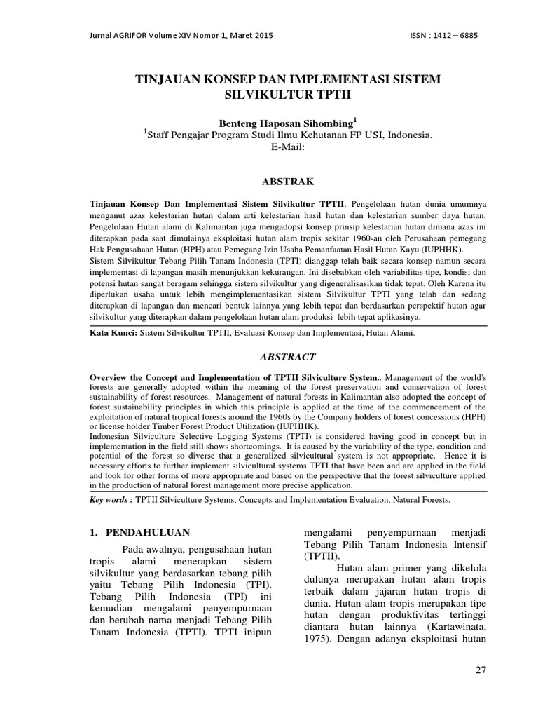 Tinjauan-konsep-dan-implementasi-sistem-silvikultur-tptii | PDF