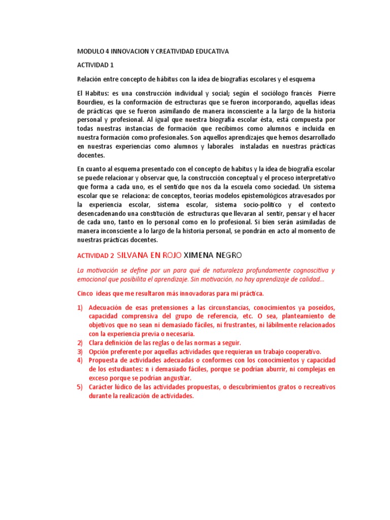 Diplomatura Mod 4 y 5 | Descargar gratis PDF | Aprendizaje | Enseñando