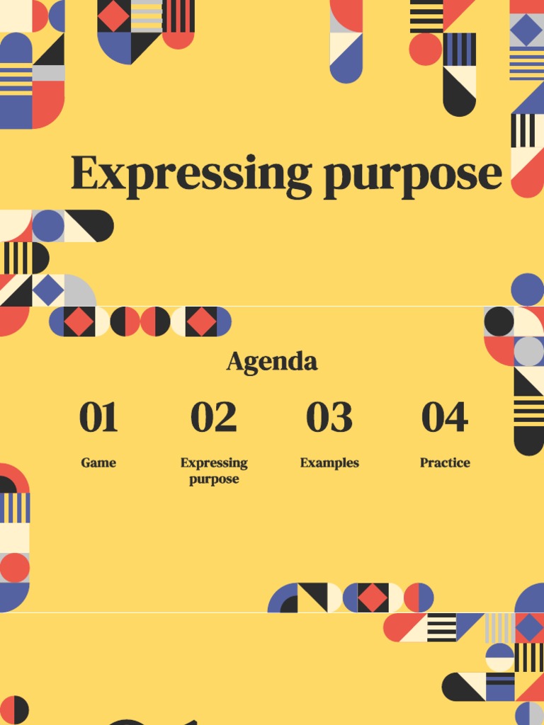 Expressing Purpose | PDF | Cognitive Science | Linguistics