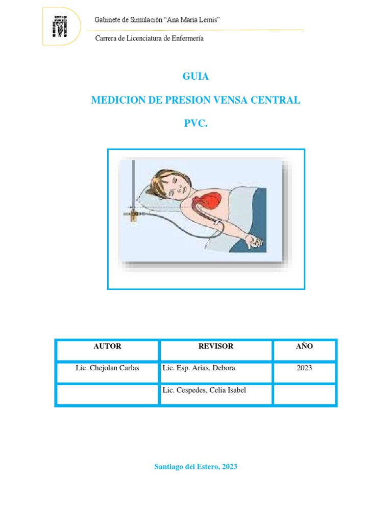 Guía para Medir la Presión Venosa Central | PDF | Medida de presión ...
