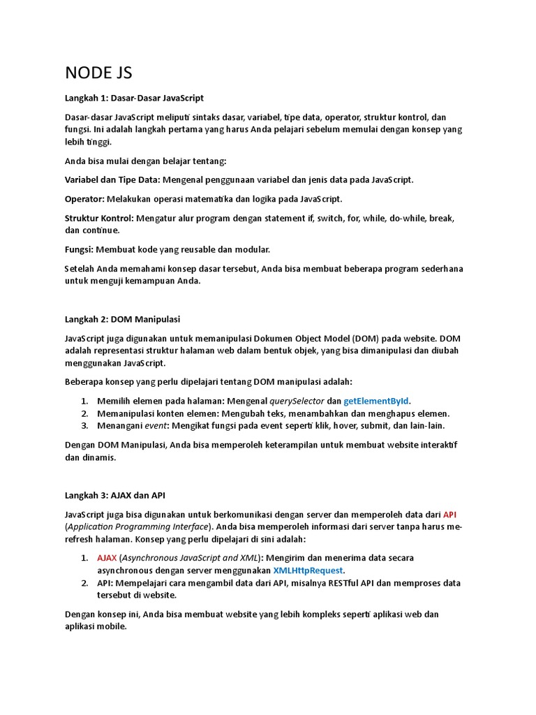 NODE JS Fundamental | PDF