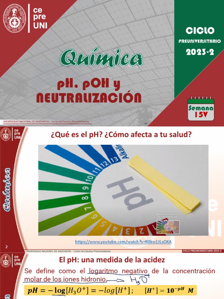 PH - pOH - NEUTRALIZACION | PDF | Ph | Química