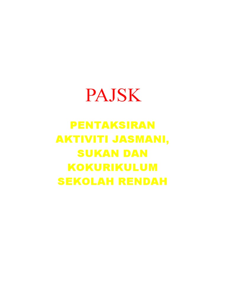 Edit Modul Pajsk 2019 | PDF