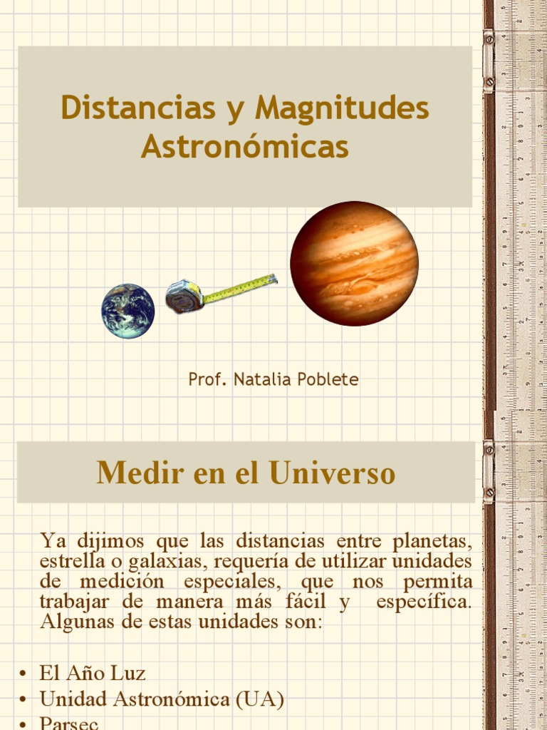 Distancias en El Espacio | PDF | Ligero | Hora