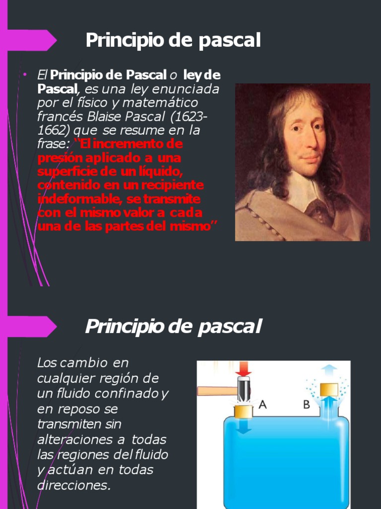 Principio de Pascal | PDF