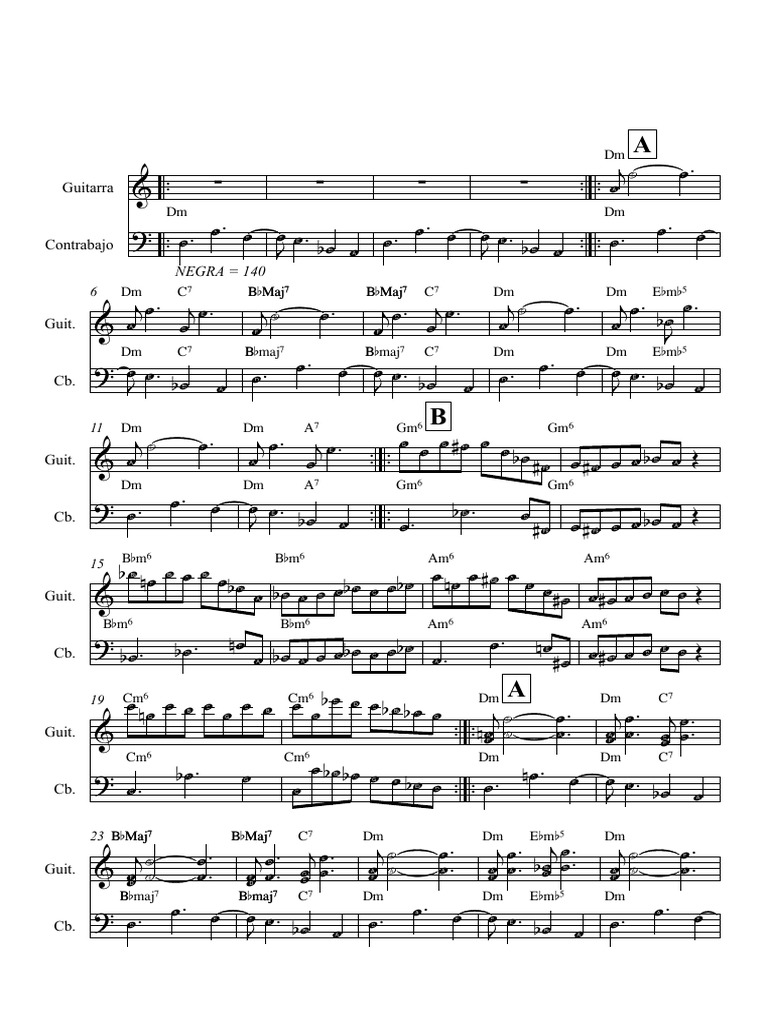 TNOCT22 CONTRA - Partitura Completa | PDF