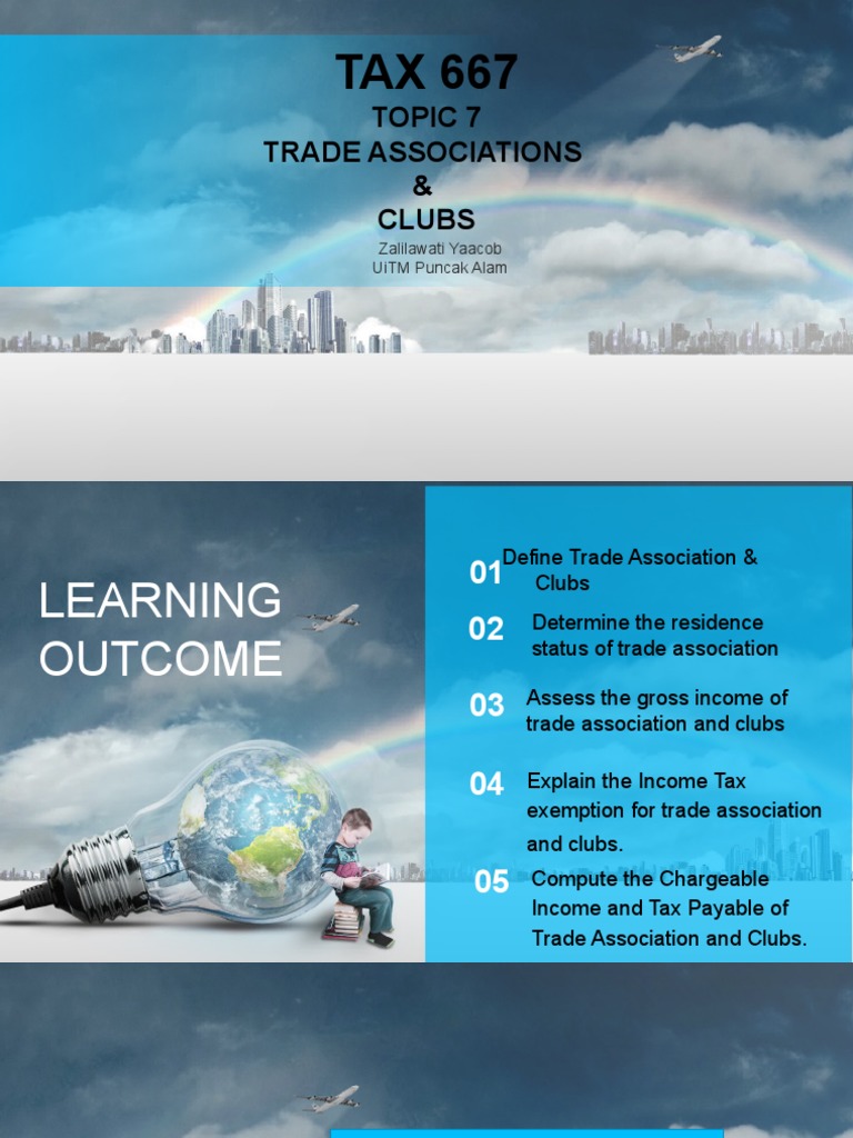 Taxation of Trade Associations & Clubs | PDF | Taxes | Income