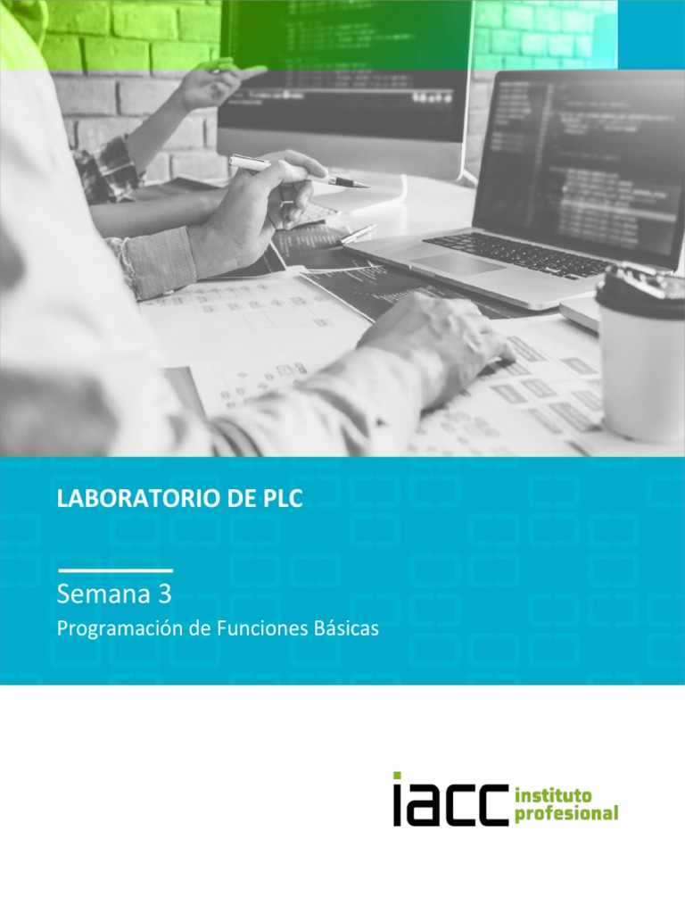 Programación de Funciones Básicas en PLC | PDF | Puerta lógica ...