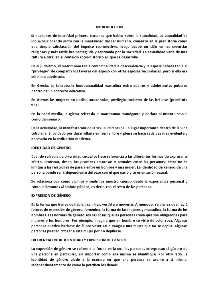 GUION | PDF | Orientación sexual | Atracción sexual