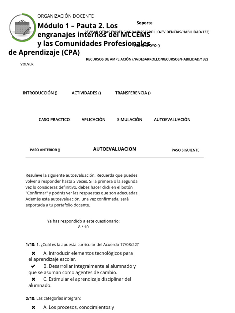 TeachersPro Examen Modulo 1-sesion 2 | PDF | Plan de estudios | Enseñando