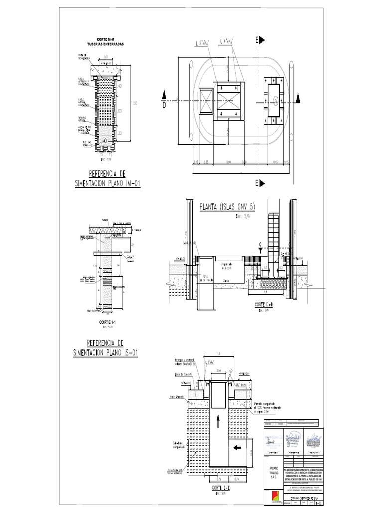 E-01 ESTRUCTURAS CIMENTACIÓN DE ISLAS (LDLP 11122017-2) JANEDUS BARRANCO-Model | PDF