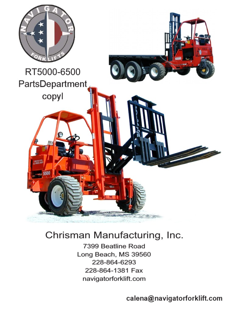 Navigator RT5500 Parts Manual | PDF | Axle | Steering