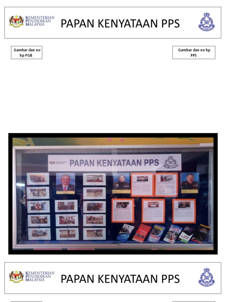 Papan Kenyataan PPS: Gambar Dan No HP PPS Gambar Dan No HP PGB | PDF