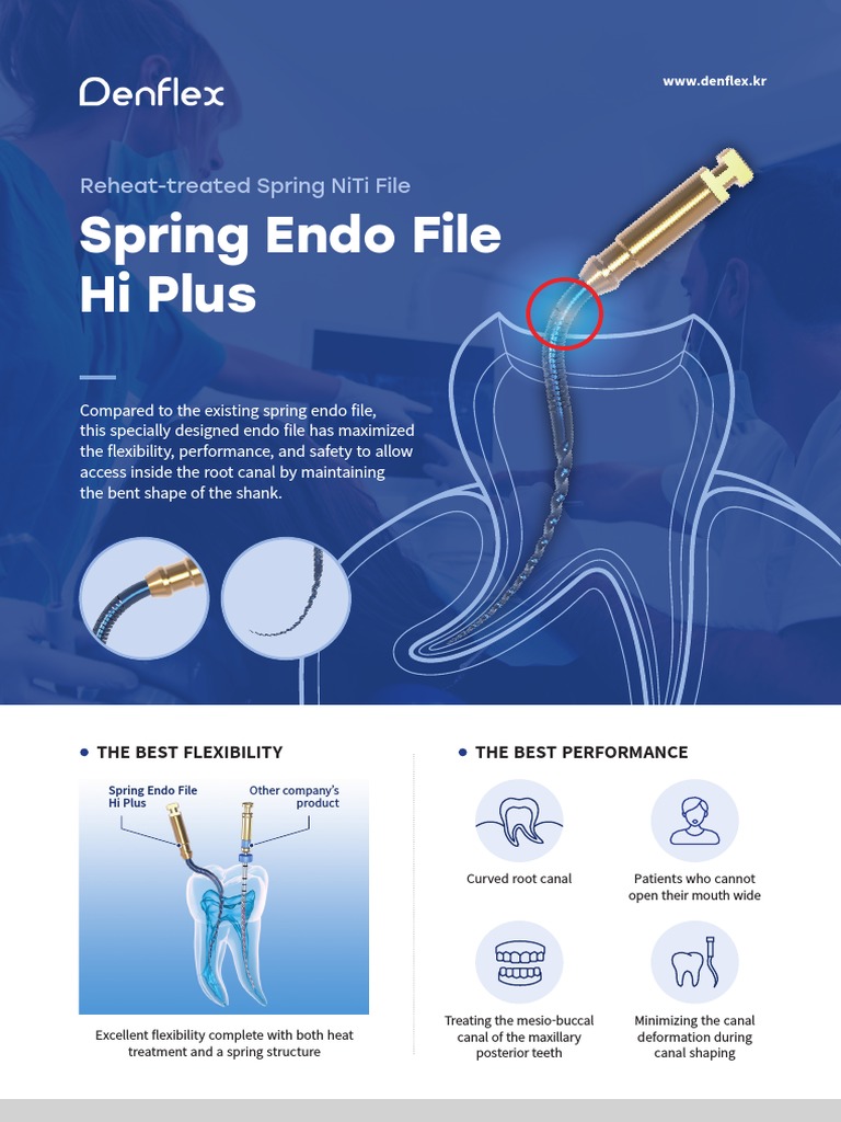 DENFLEX Spring Endo File Hi Plus Leaflet EN KFDA | PDF | Medical ...