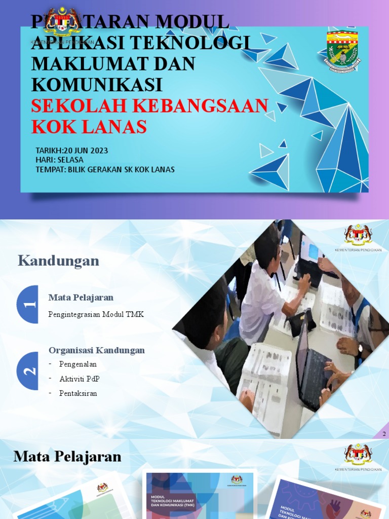 Penataran Modul TMK SK Kok Lanas | PDF