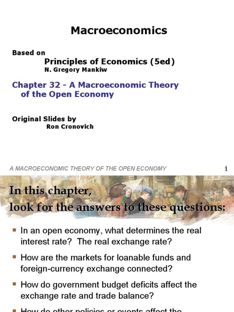 Chapter-32-Macro-C32 Open Economy Theory | PDF | Balance Of Trade | Exchange Rate
