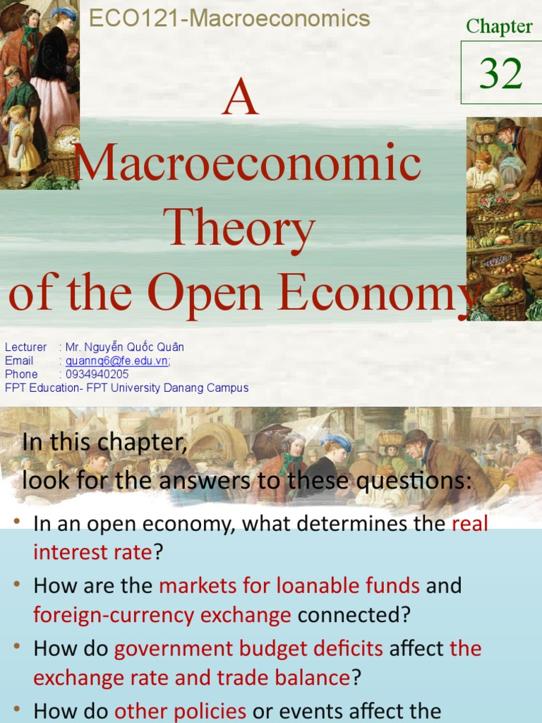 ECO121-Chapter 32-Open - Economy - Theory | PDF | Balance Of Trade ...