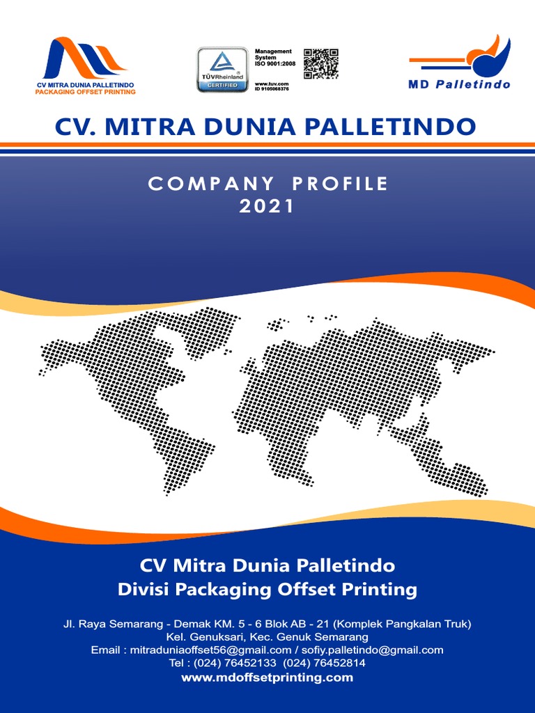 Company Profile Mitra Dunia Packaging offset | PDF