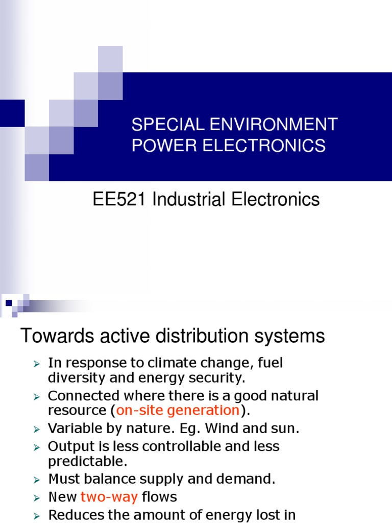 Special Environment Power Electronics | PDF | Renewable Energy ...