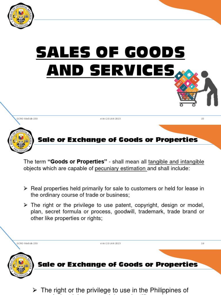 2 Sales of Goods and Services | PDF | Value Added Tax | Renewable Energy