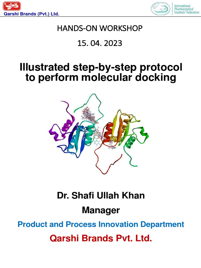 Illustrated Step-By-Step Protocol To Perform Molecular Docking | PDF ...