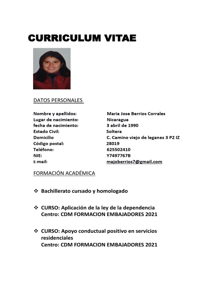 Curriculum Majo 2023 Sii | PDF