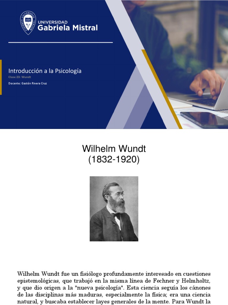 Wilhelm Wundt y la Psicología Experimental | PDF | Experiencia | Sicología