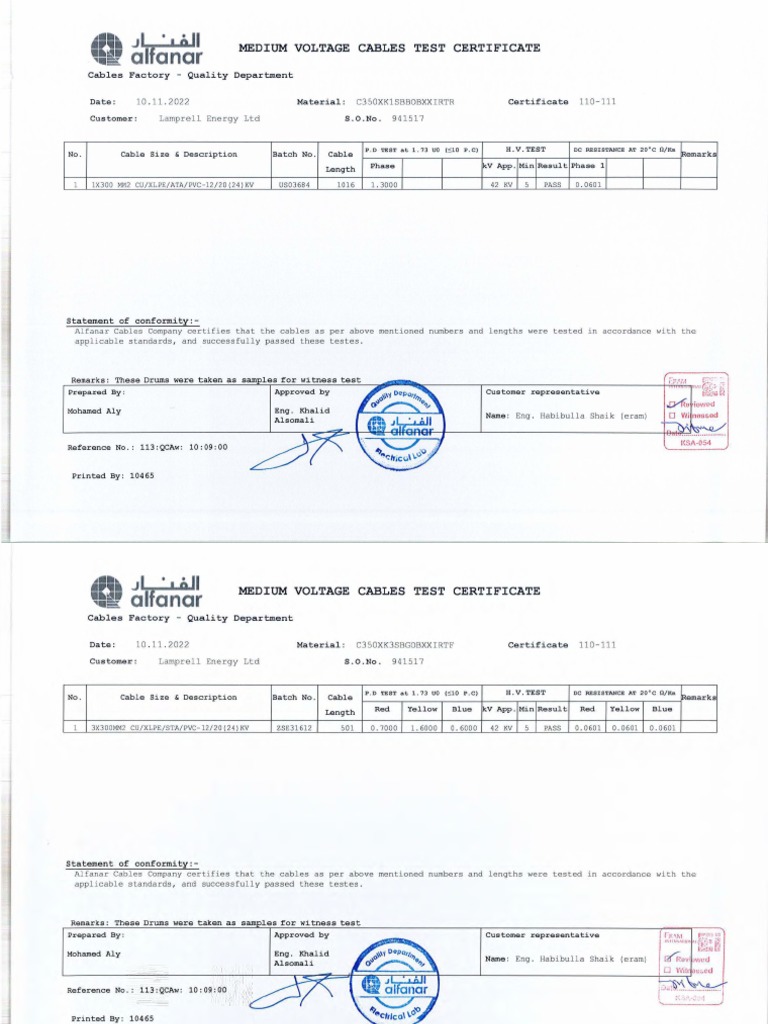 Attach # 2. Routine Test Reports (Internal) - Reviewed | PDF | Building ...
