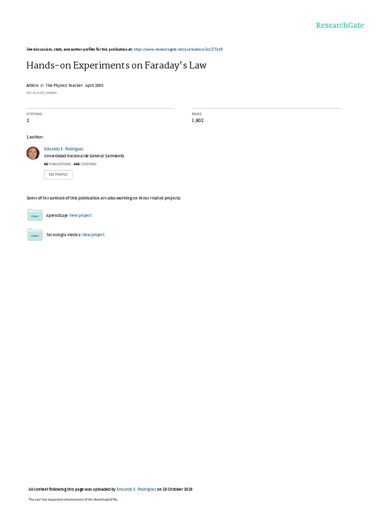 Faraday T PT | PDF | Transformer | Inductor
