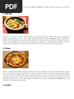 30 Best South Indian Breakfast Recipes | PDF | Indian Cuisine | Food ...