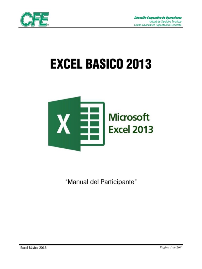 Excel Basico 2013 | PDF